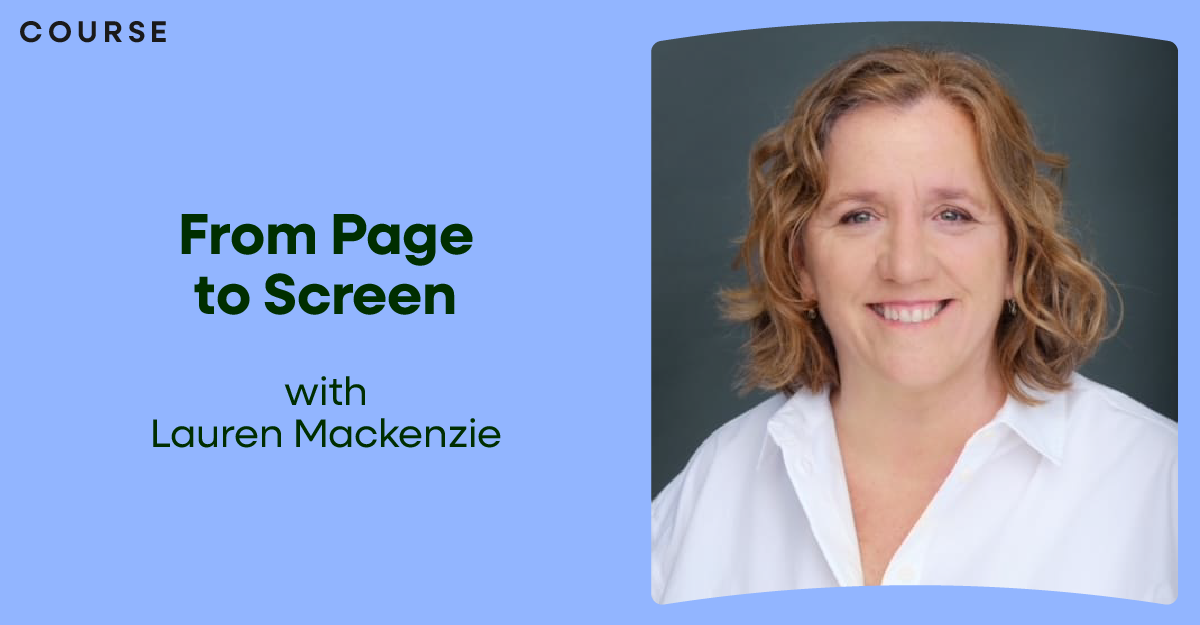 From Page to Screen with Lauren Mackenzie - Irish Writers Centre ...