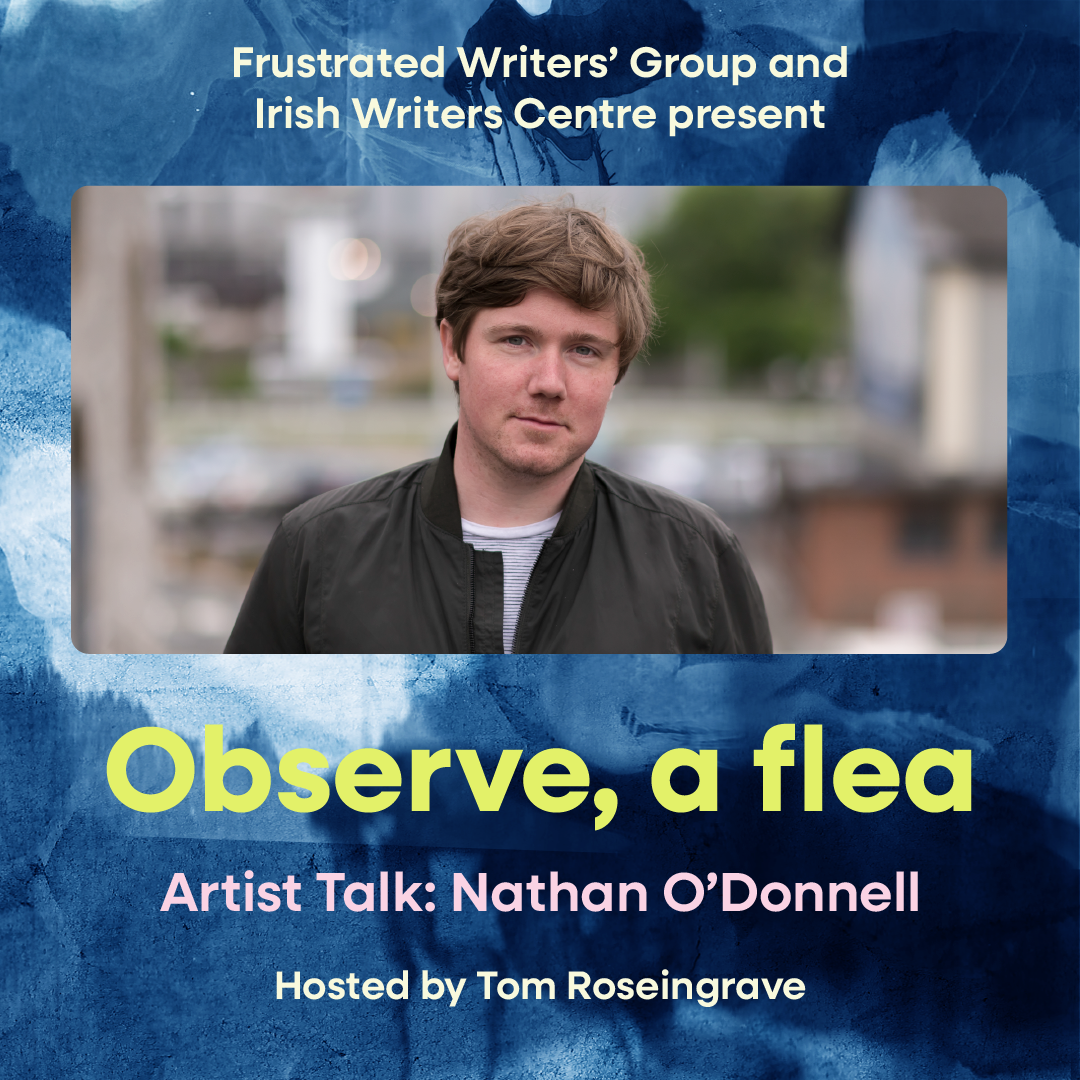 Observe, a flea: Artist Talk with Nathan O'Donnell - Irish Writers ...