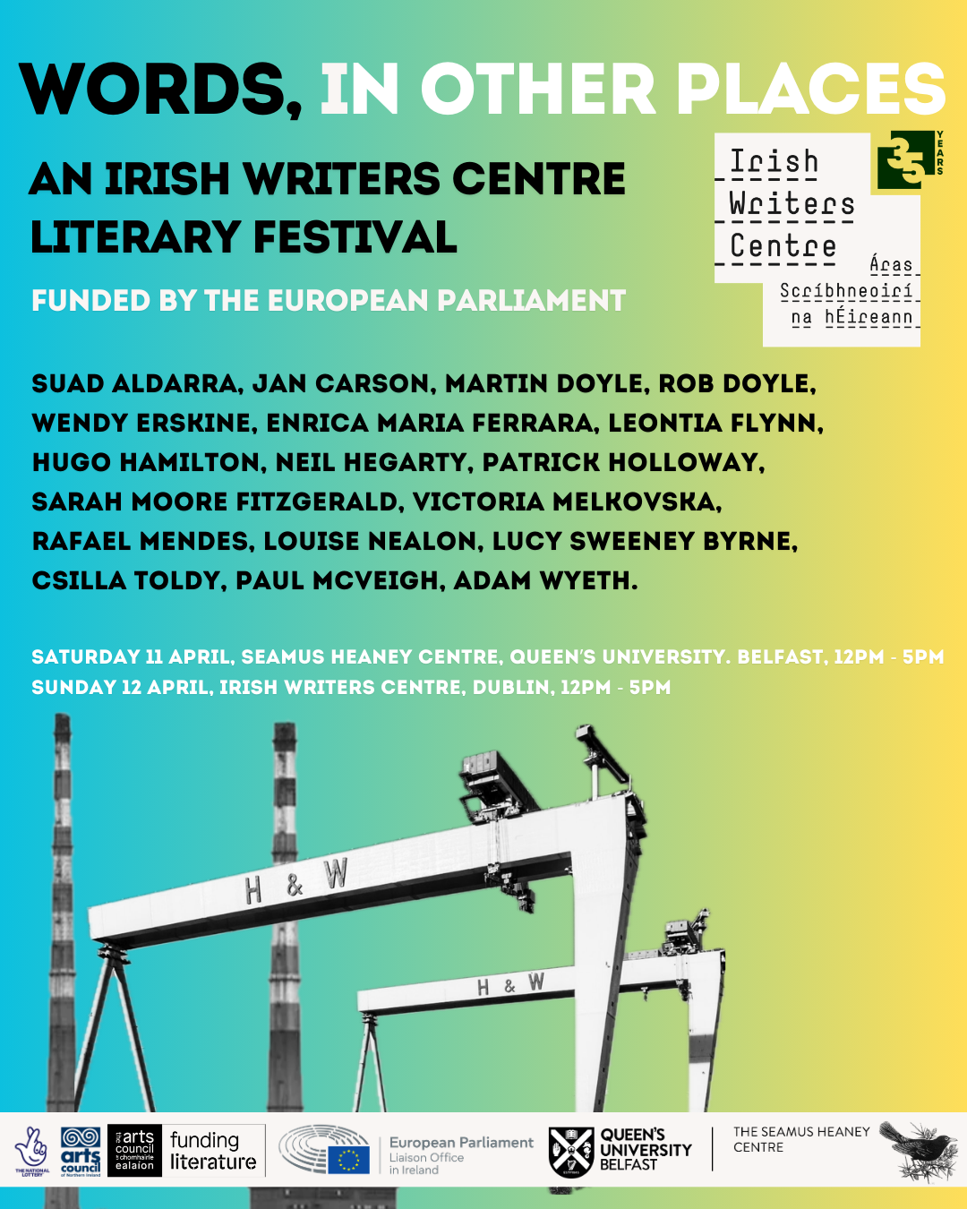 Words, In Other Places. Creative Writing Workshop, Dublin - Irish ...